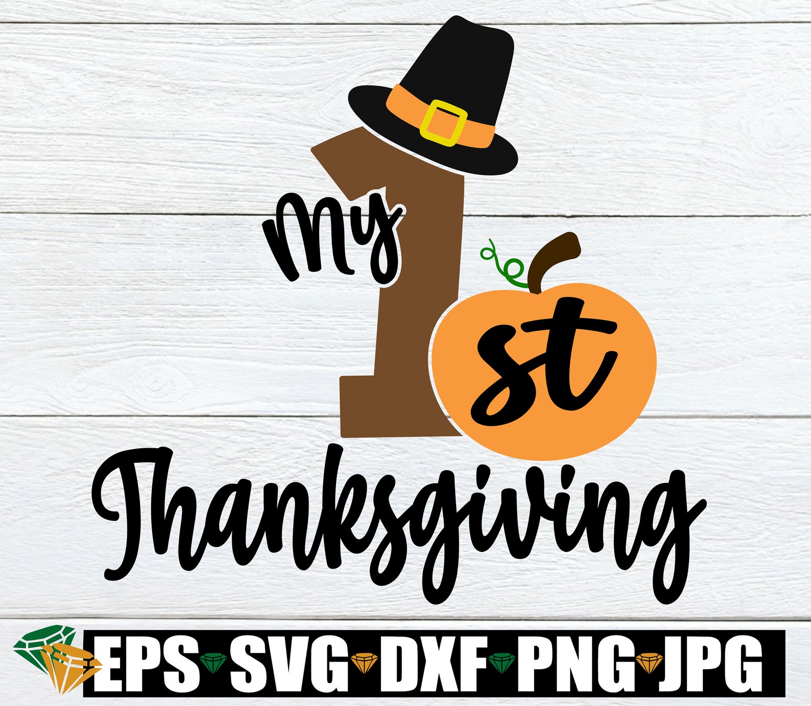My First Thanksgiving. Baby's First Thanksgiving Svg. Thanksgiving Svg ...