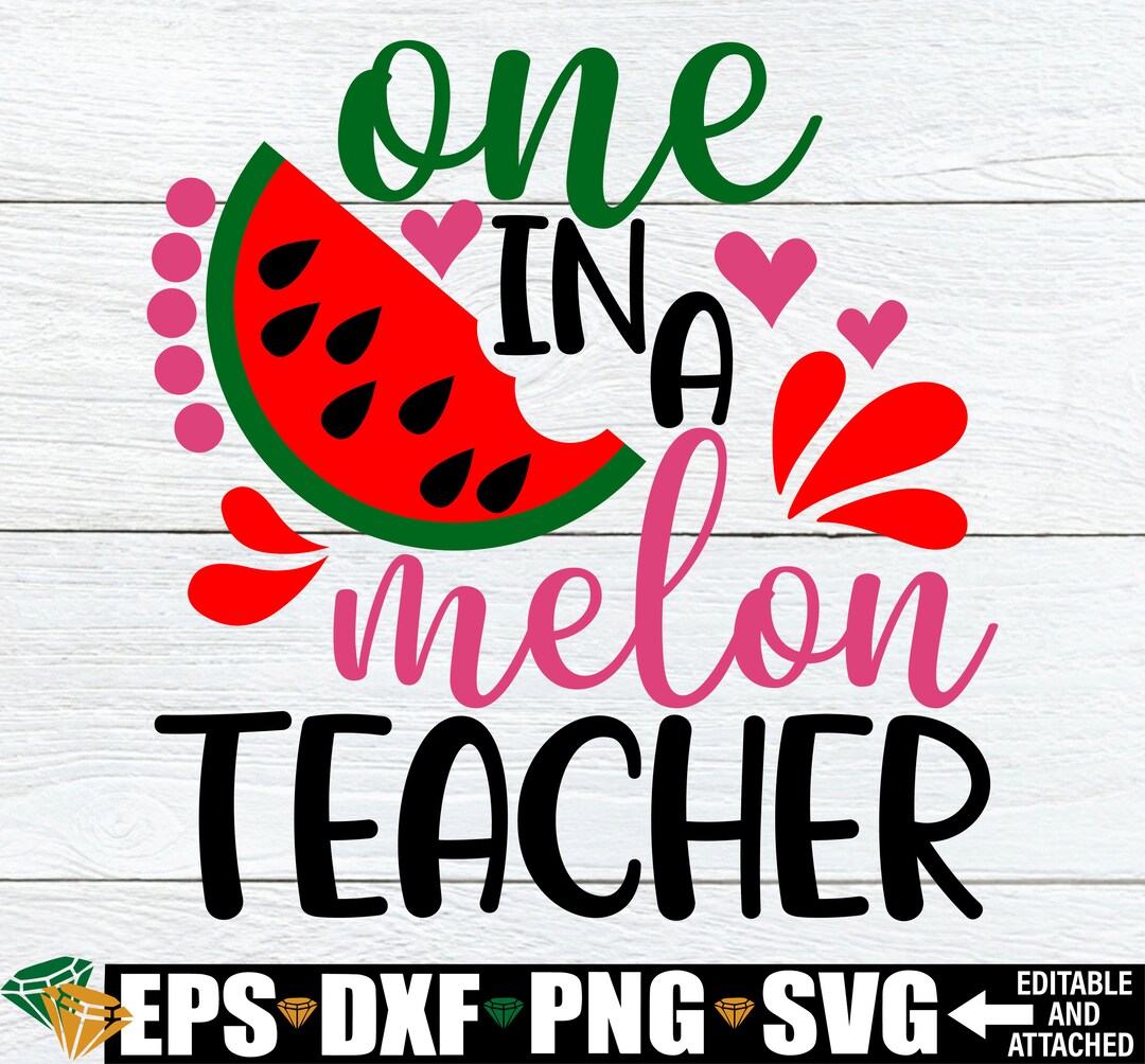 One in A Melon Teacher, Teacher Appreciation, Back to School Gift for ...