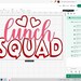 Lunch Squad Svg, Valentine's Day Lunch Lady Shirt Svg, Valentine's Day ...
