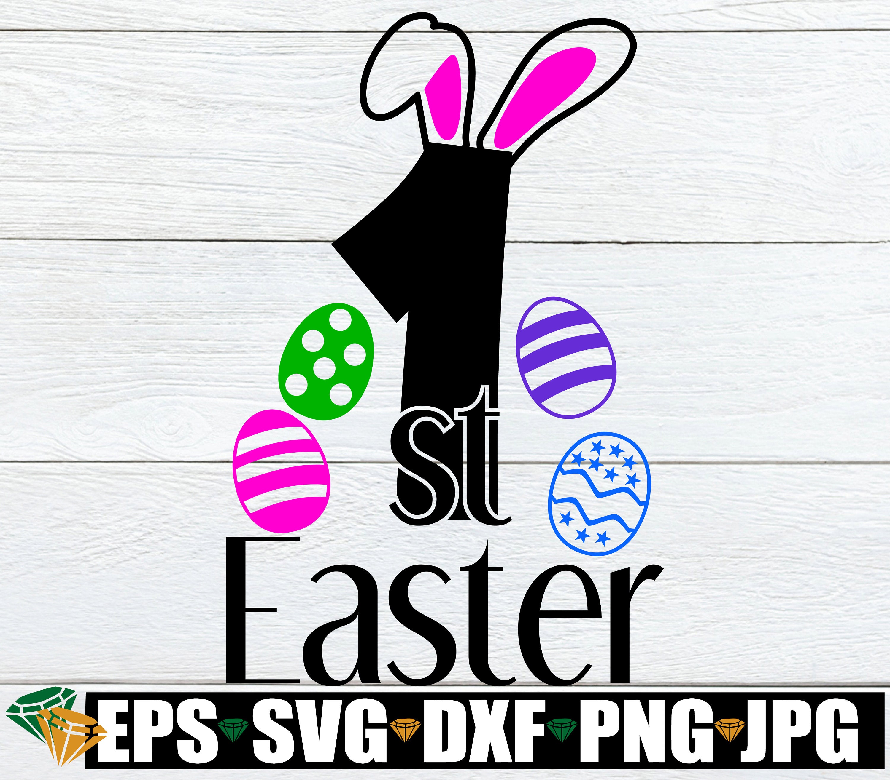 My First Easter. My 1st Easter Cute First Easter 1st Easter | Etsy