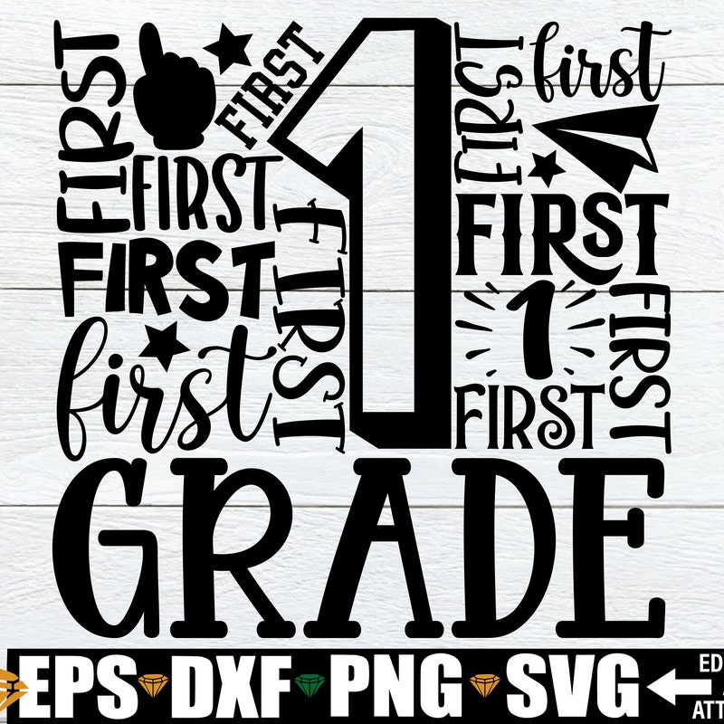 First Grade Clip Art - Etsy