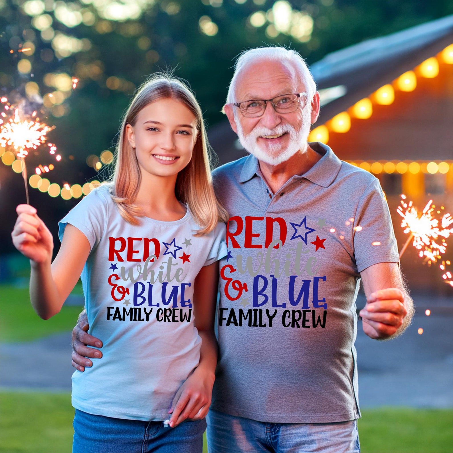 Red White and Blue Family Crew Svg, 4th of July Family Shirts SVG Png ...