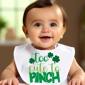 Too Cute to Pinch, St. Patrick's Day Svg, Kids St. Patrick's Day Svg ...