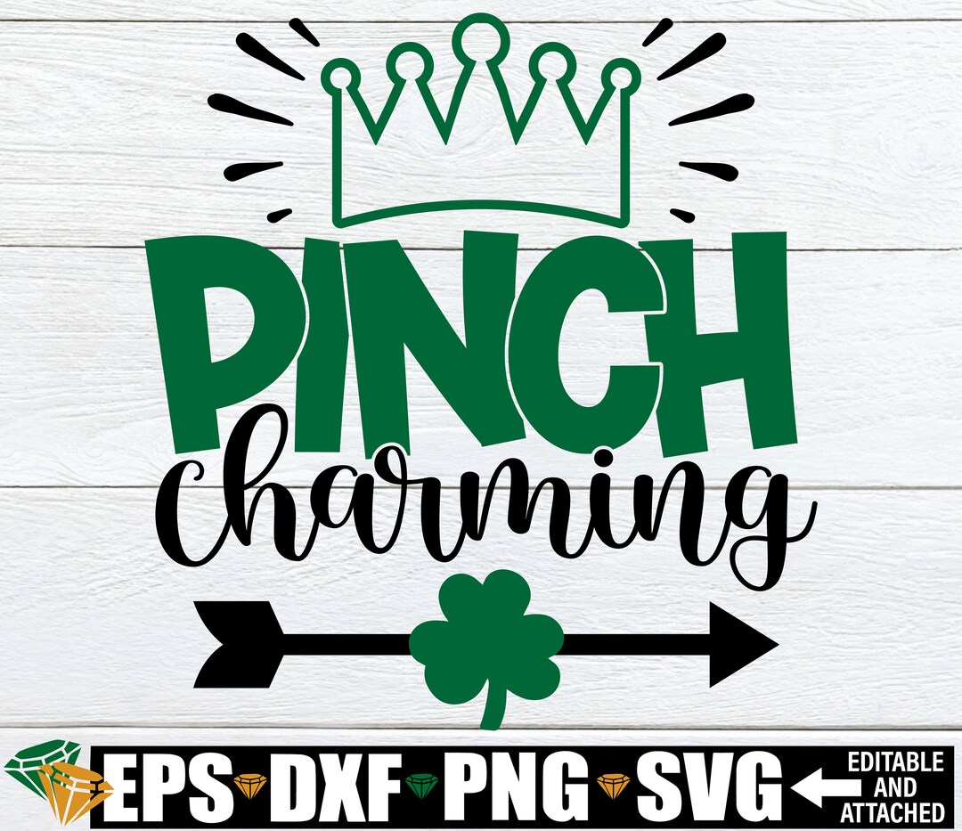 Pinch Charming, Boys St. Patrick's Day Shirt SVG, Kids St. Patrick's ...
