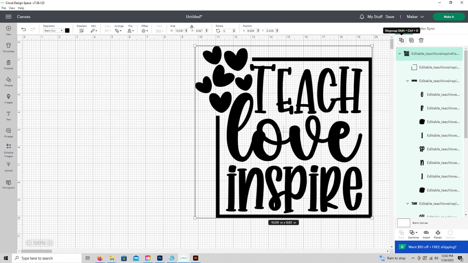 Teach Love Inspire, Teacher Svg, Teacher Appreciation Svg, Teacher ...