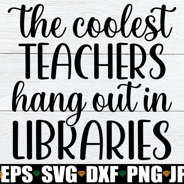 Librarian Svg - Etsy