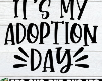 Officially Adopted SVG Kid's Adoption Cut File - Etsy