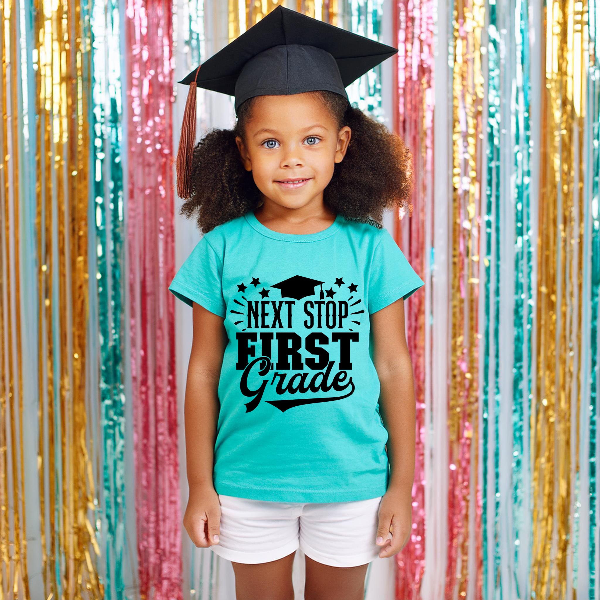 Next Stop First Grade, Kindergarten Graduation Svg, Kindergarten Grad ...