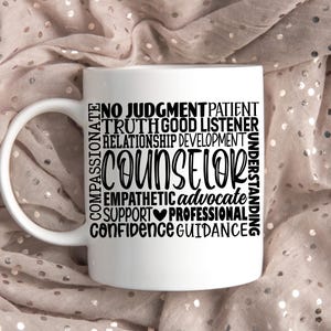 Counselor Word Collage Svg Png, Appreciation Gift for Guidance ...