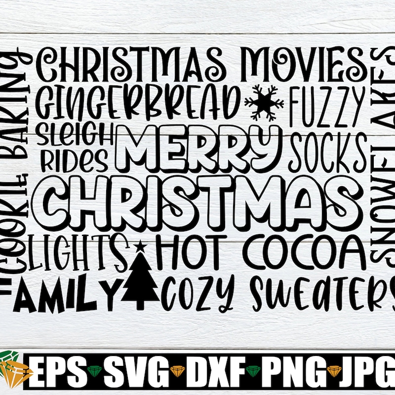 Christmas Subway Art - Etsy