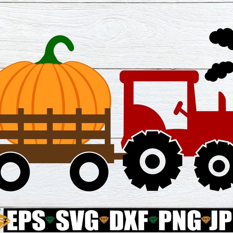 Autumn Tractor - Etsy