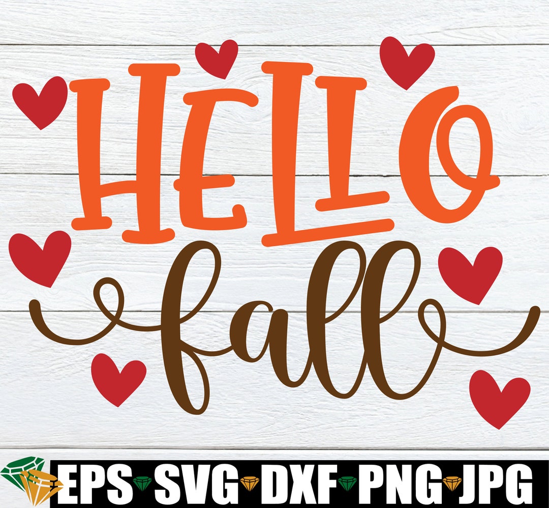 Hello Fall, Fall Decor, Thanksgiving Decor, Cute Kids Thanksgiving ...