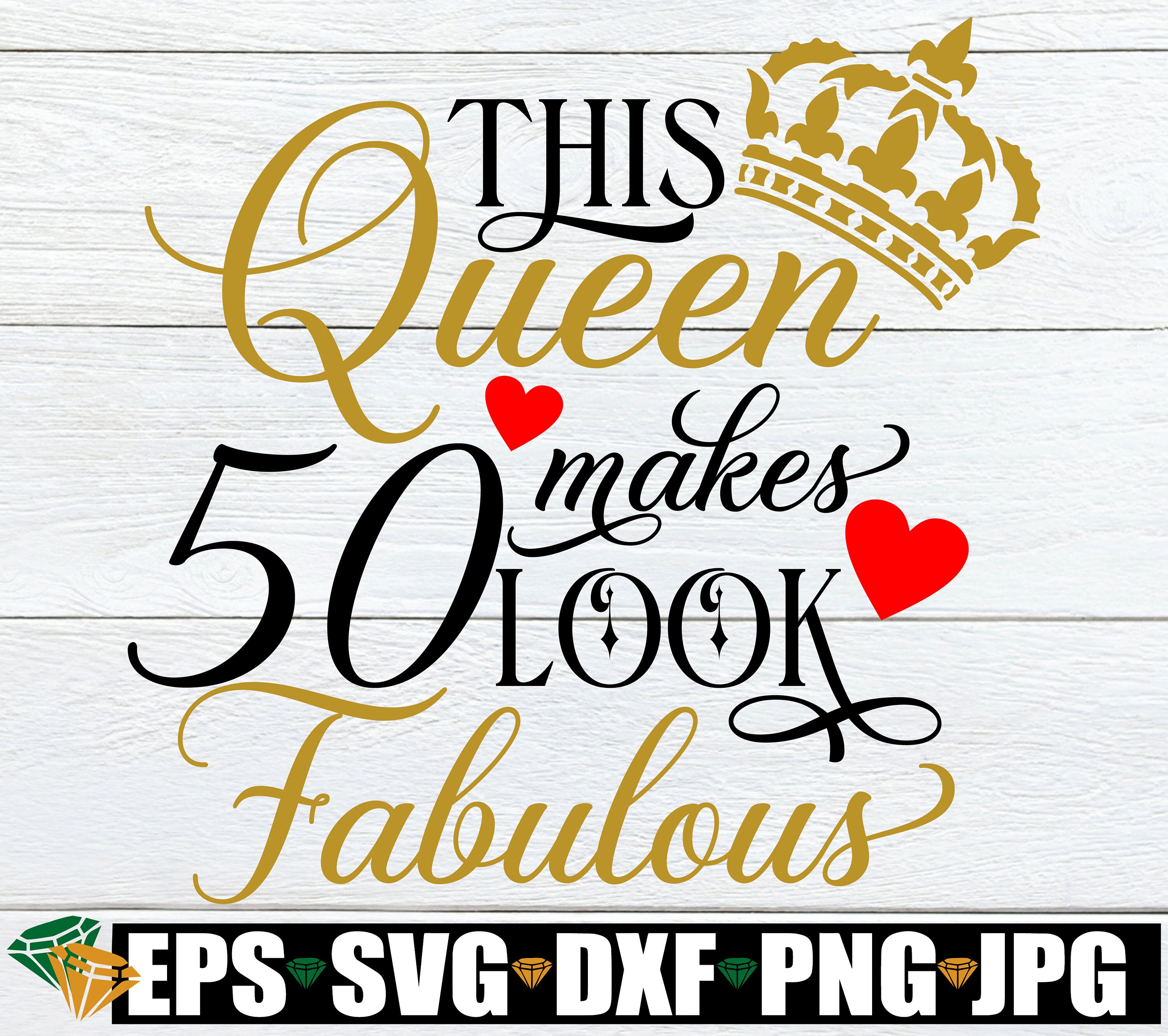 This Queen Makes 50 Look Fabulous 50th Birthday 50th - Etsy Canada
