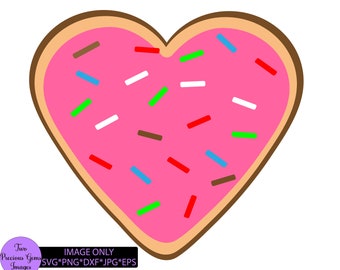 Cookie With Sprinkles Clipart - Etsy