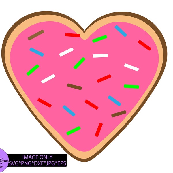 Heart Shaped Cookies - Etsy