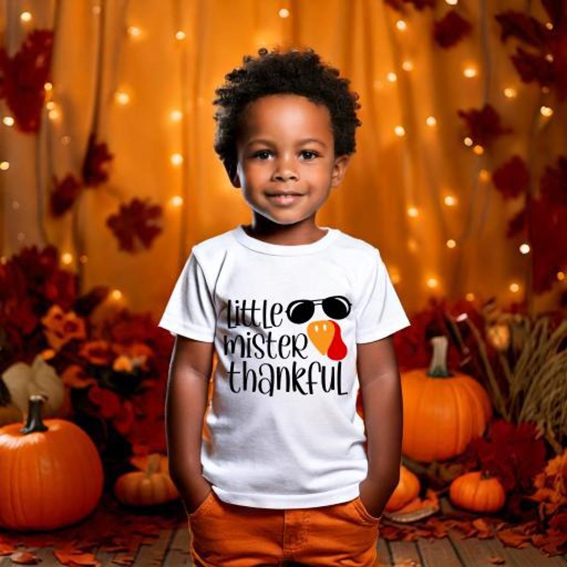 Little Mister Thankful Svg Png, Boys Thanksgiving Svg Png, Kids ...