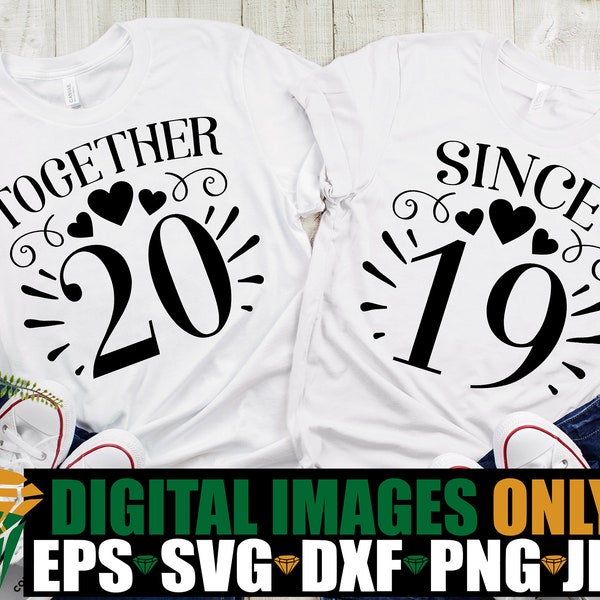 Since Together Svg - Etsy