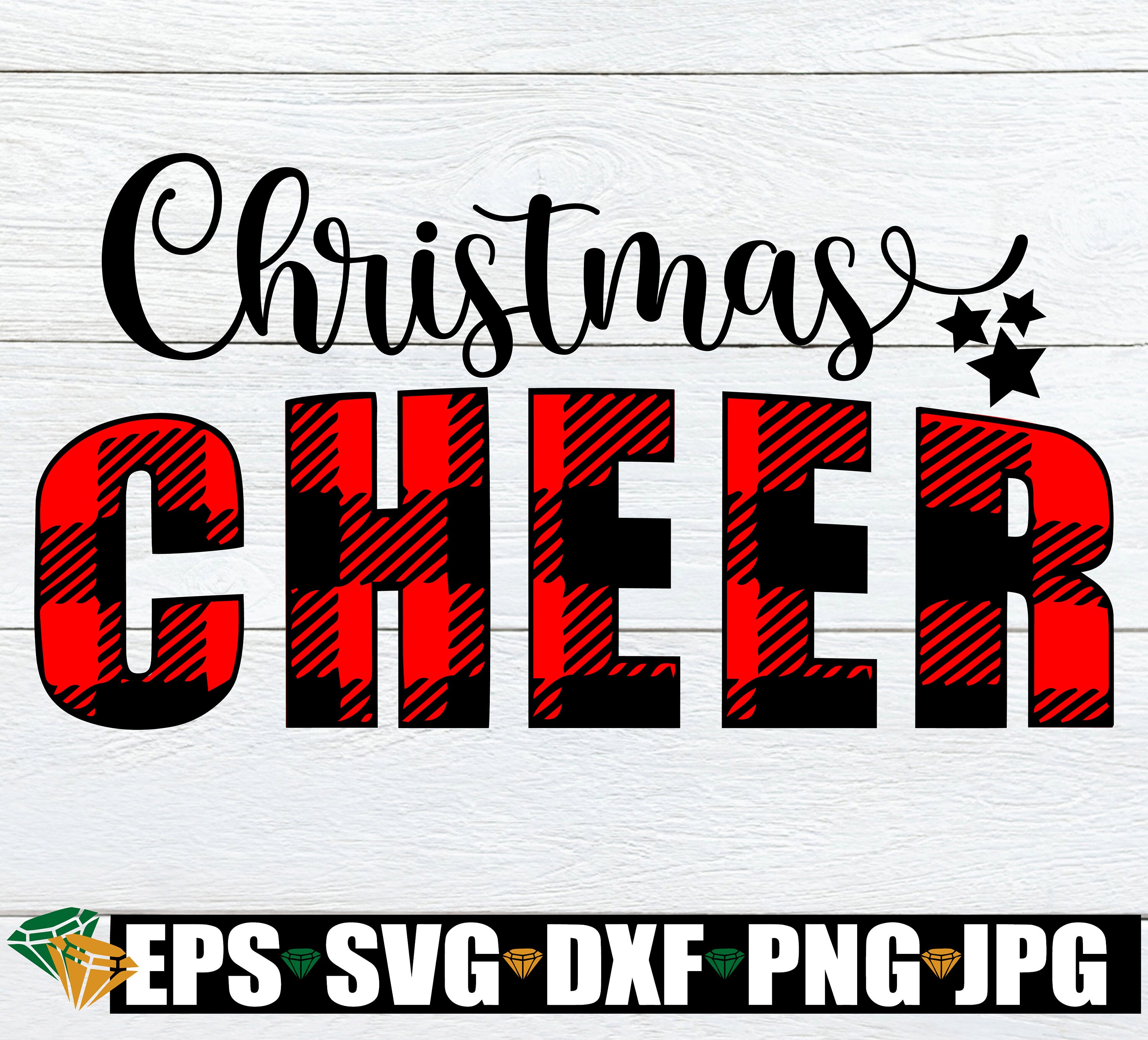 Christmas Cheer Christmas SVG Winter SVG Christmas Decor | Etsy