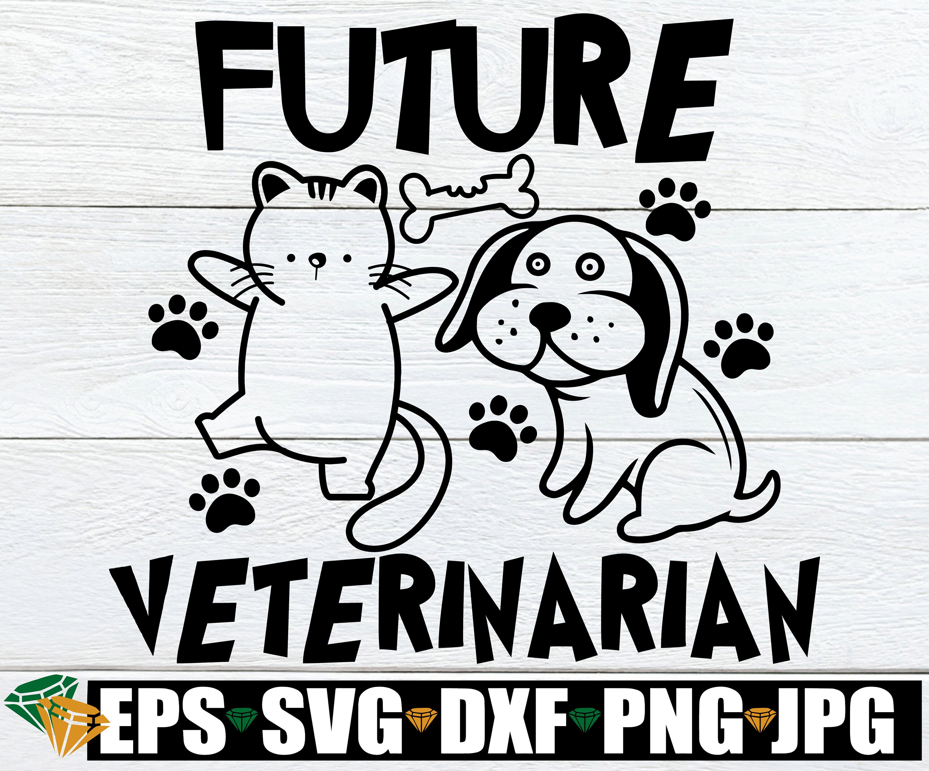 Future Veterinarian Animal Science Veterinarian Svg Kids - Etsy