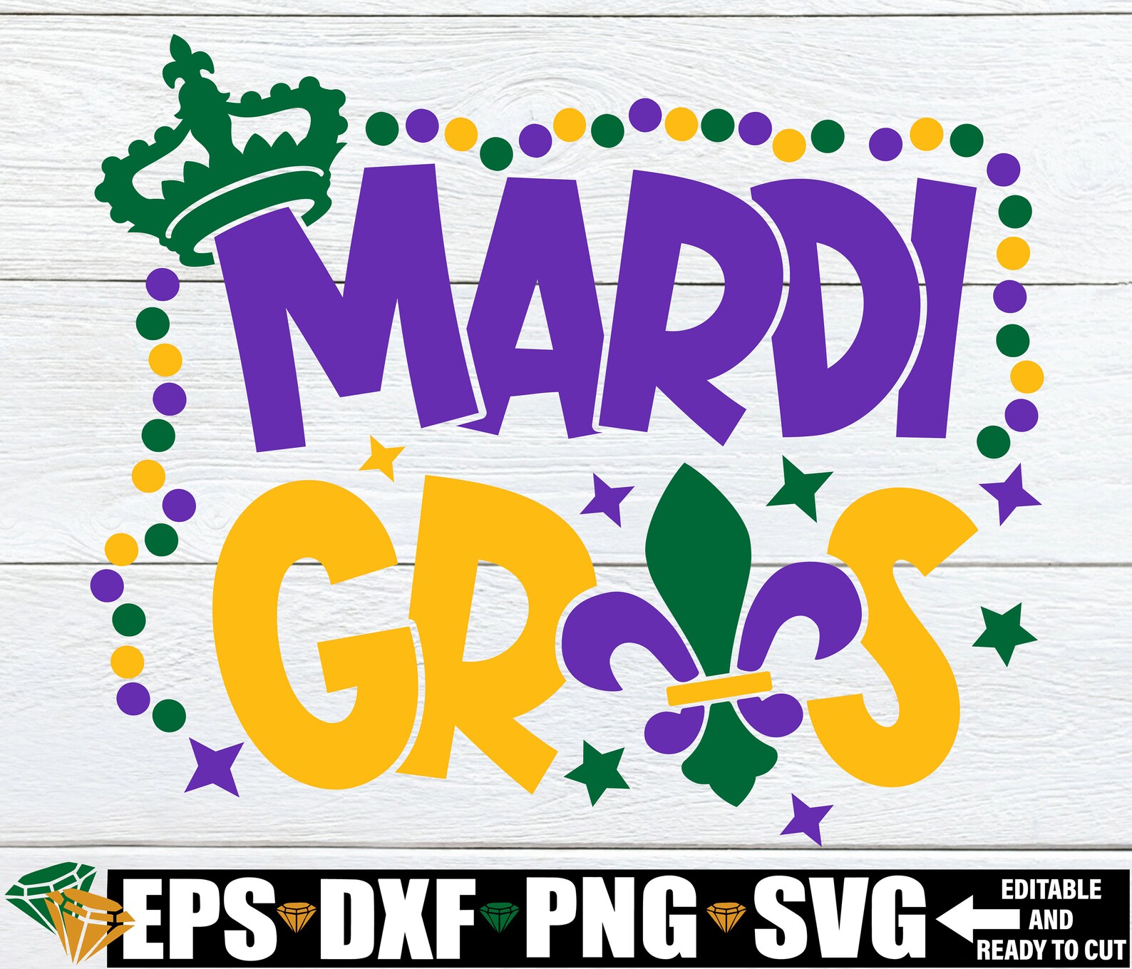 Mardi Gras Svg, Mardi Gras Decor SVG, Mardi Gras Png, Mardi Gras Beads ...