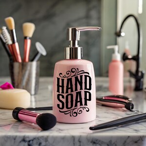 Hand Soap Label Svg Png, Label for Hand Soap Dispenser Svg Png, Soap ...