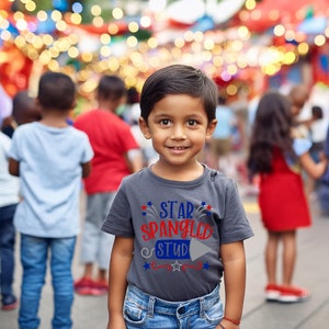 Star Spangled Stud Svg, 4th of July Svg, Boys 4th of July Svg, Fourth ...