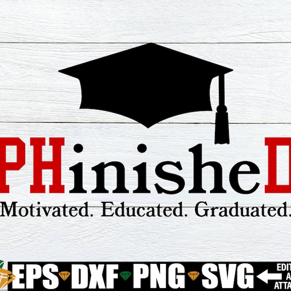 Doctorate Graduate Svg - Etsy