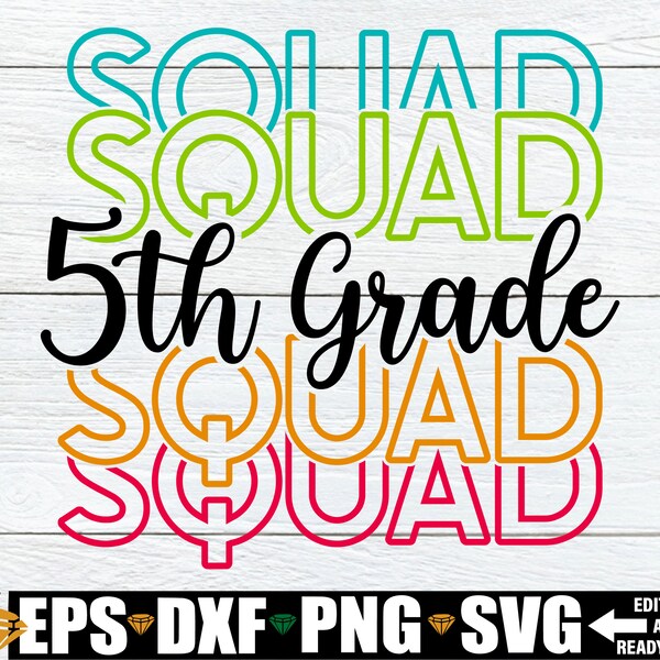 5th Grade Sign - Etsy