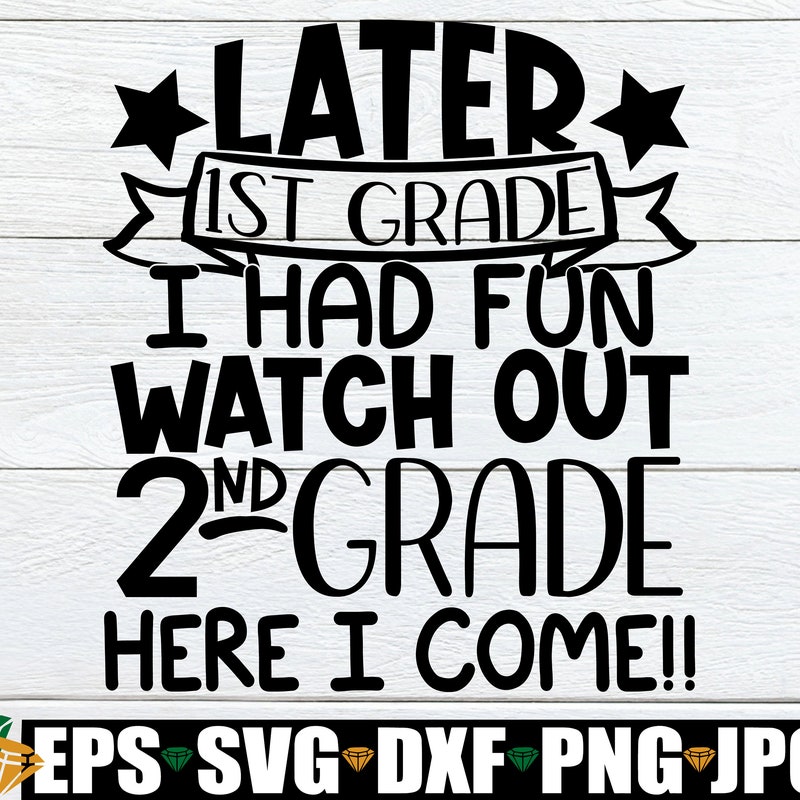 Last Day of 1st Grade - Etsy
