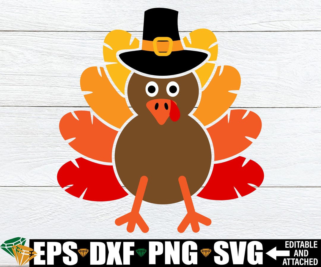 Thanksgiving Turkey Svg, Turkey Png, Turkey Clipart Svg, Thanksgiving ...