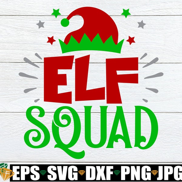 Elf Squad Svg - Etsy