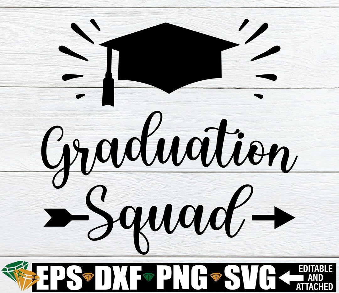 Graduation Squad, Matching Family Graduation Shirts SVG, Family ...