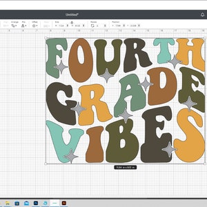 Fourth Grade Vibes, First Day of Fourth Grade Svg, 4th Grade Team Svg ...
