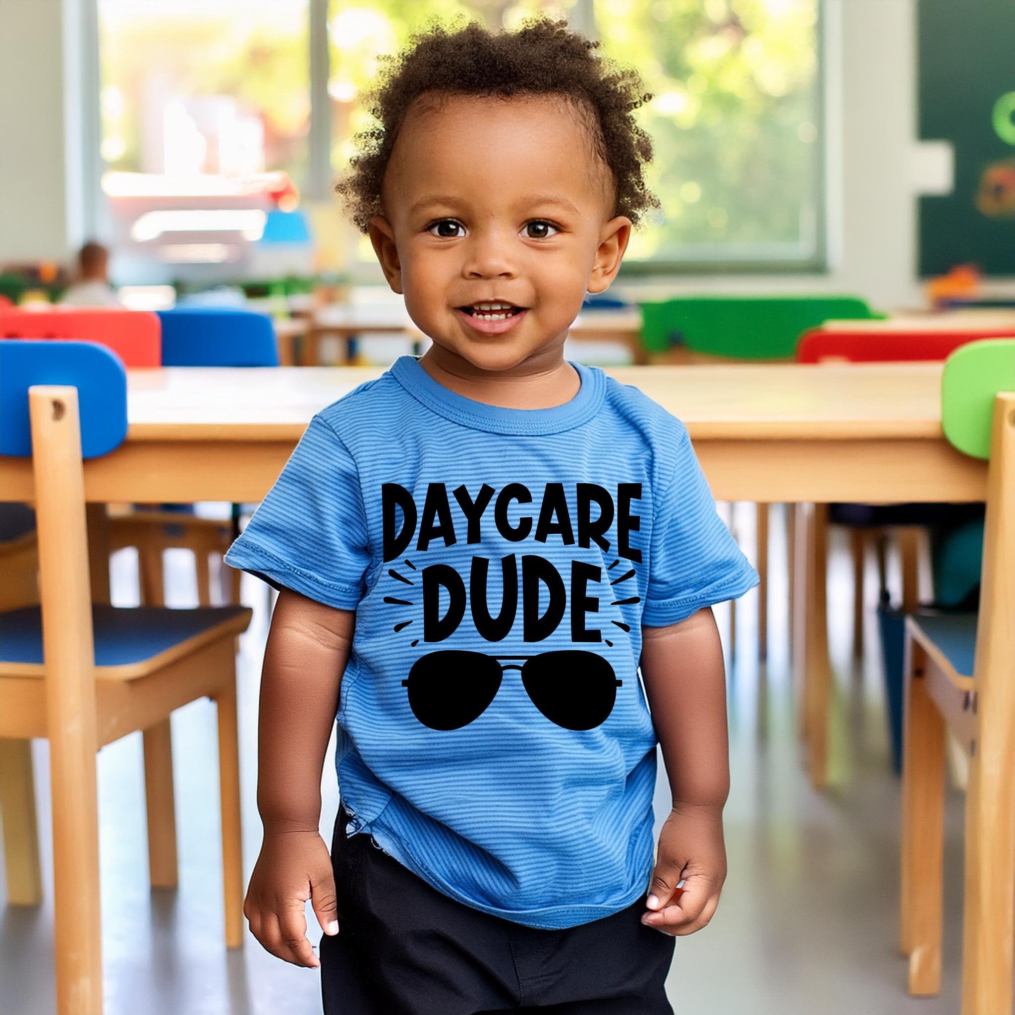 Daycare Dude Svg, Boys First Day of Daycare Shirt Svg Png, Hello ...