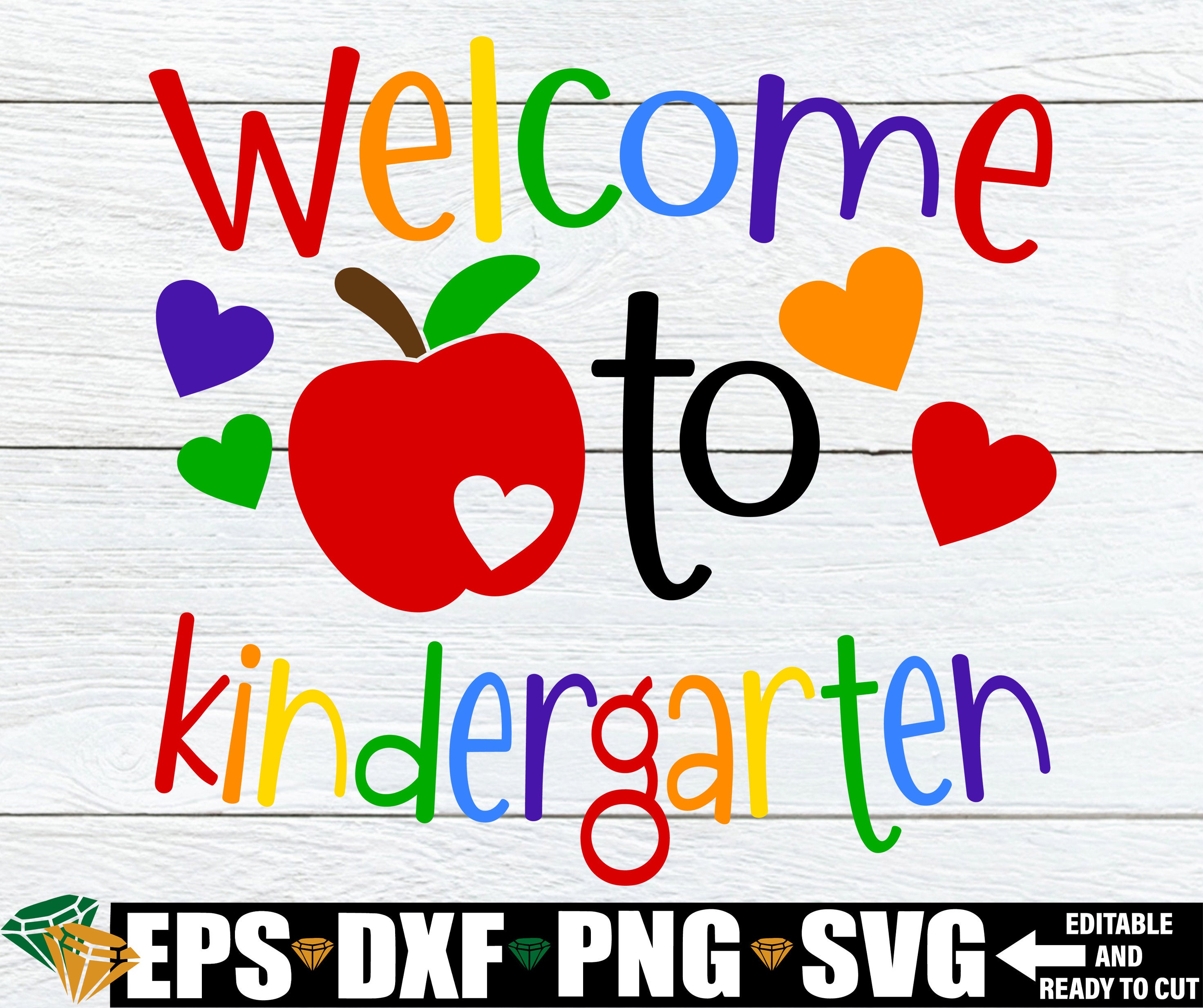 Welcome To Kindergarten Clipart