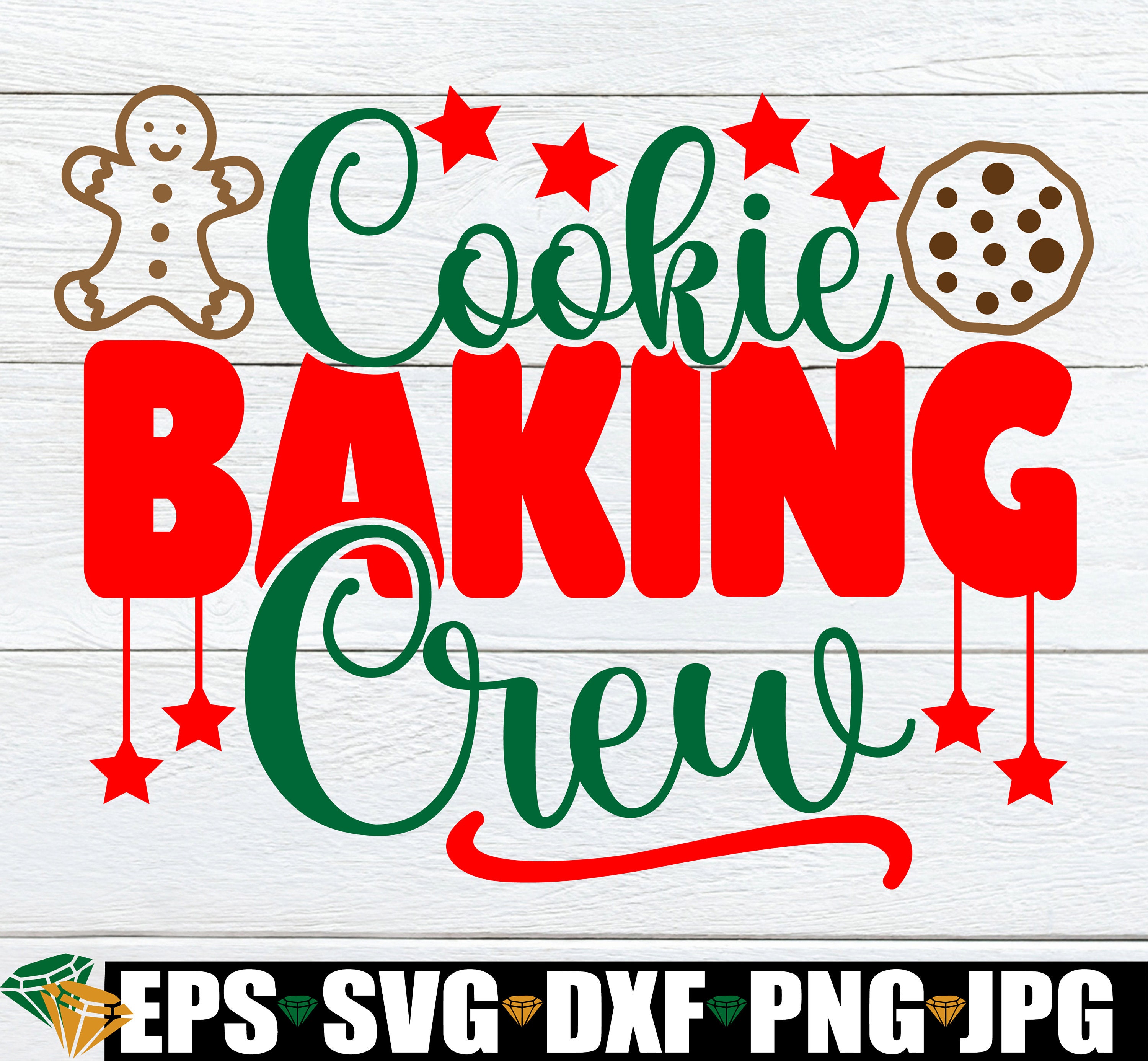 Cookie Baking Crew. Christmas Cooking Svg. Christmas Cookie - Etsy