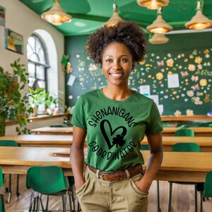Shenanigans Coordinator Svg, Teachers St. Patrick's Day Shirt Svg, Para ...
