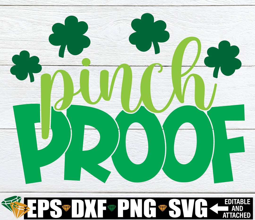 Pinch Proof, Kids St. Patrick's Day Shirt Svg, St. Patrick's Day Svg ...