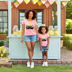 Lemonade Crew, Summer Svg, Lemonade Stand Svg, Matching Family Lemonade ...