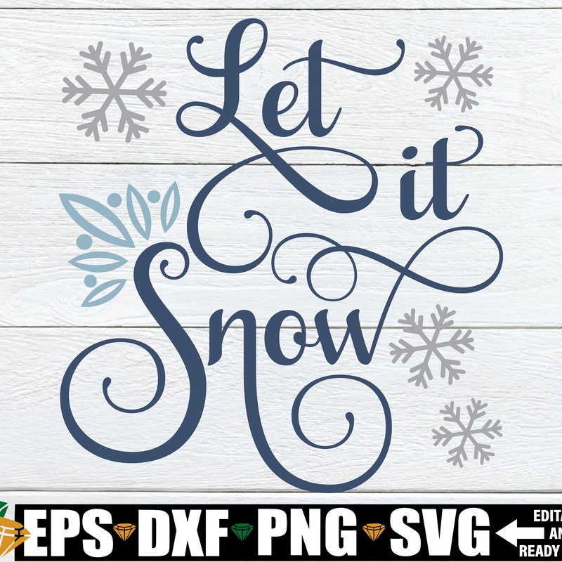 Let It Snow Sign - Etsy