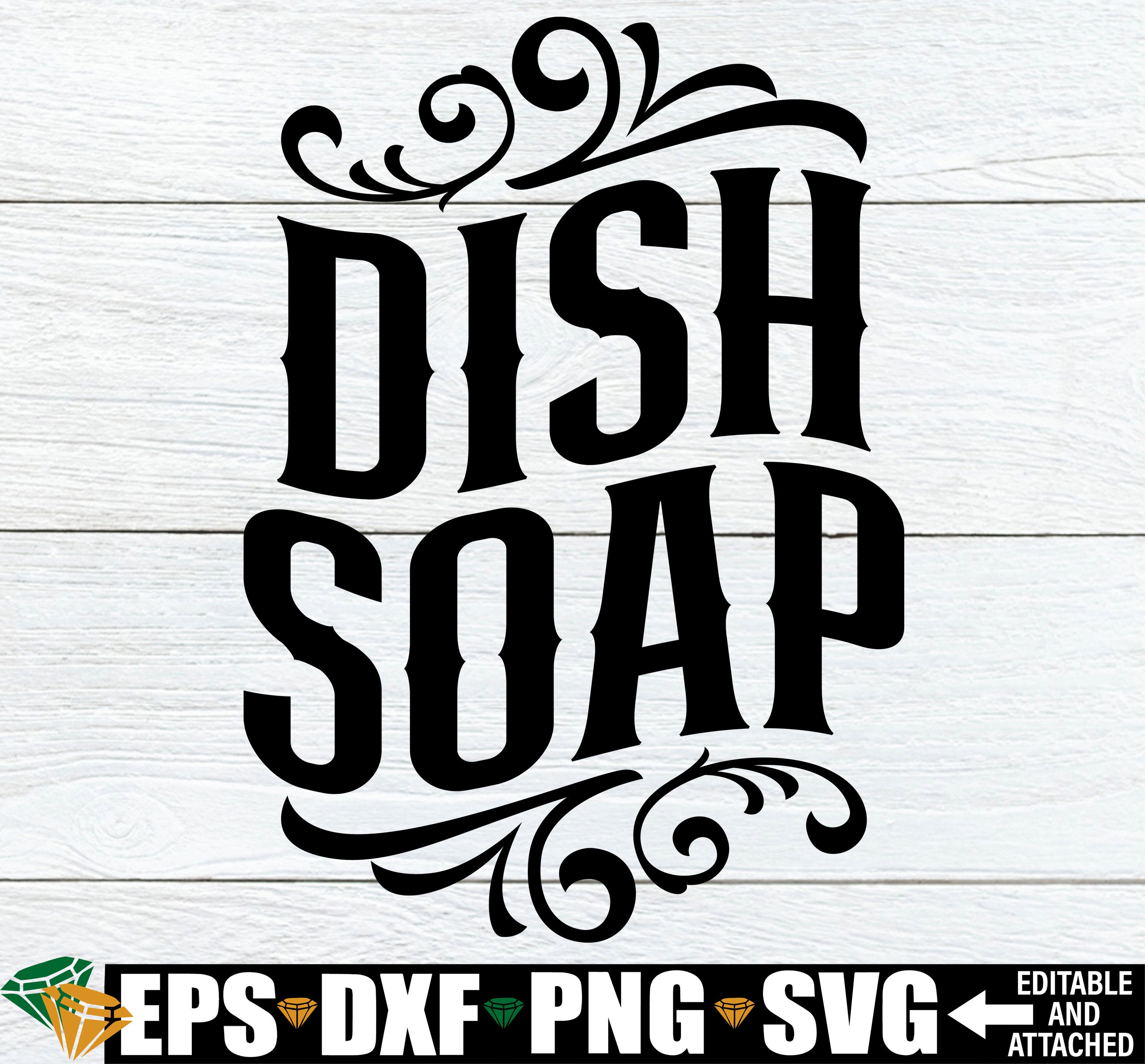 Dish Soap Svg, Dish Soap Label Svg Png, Label for Dish Soap Svg Png ...