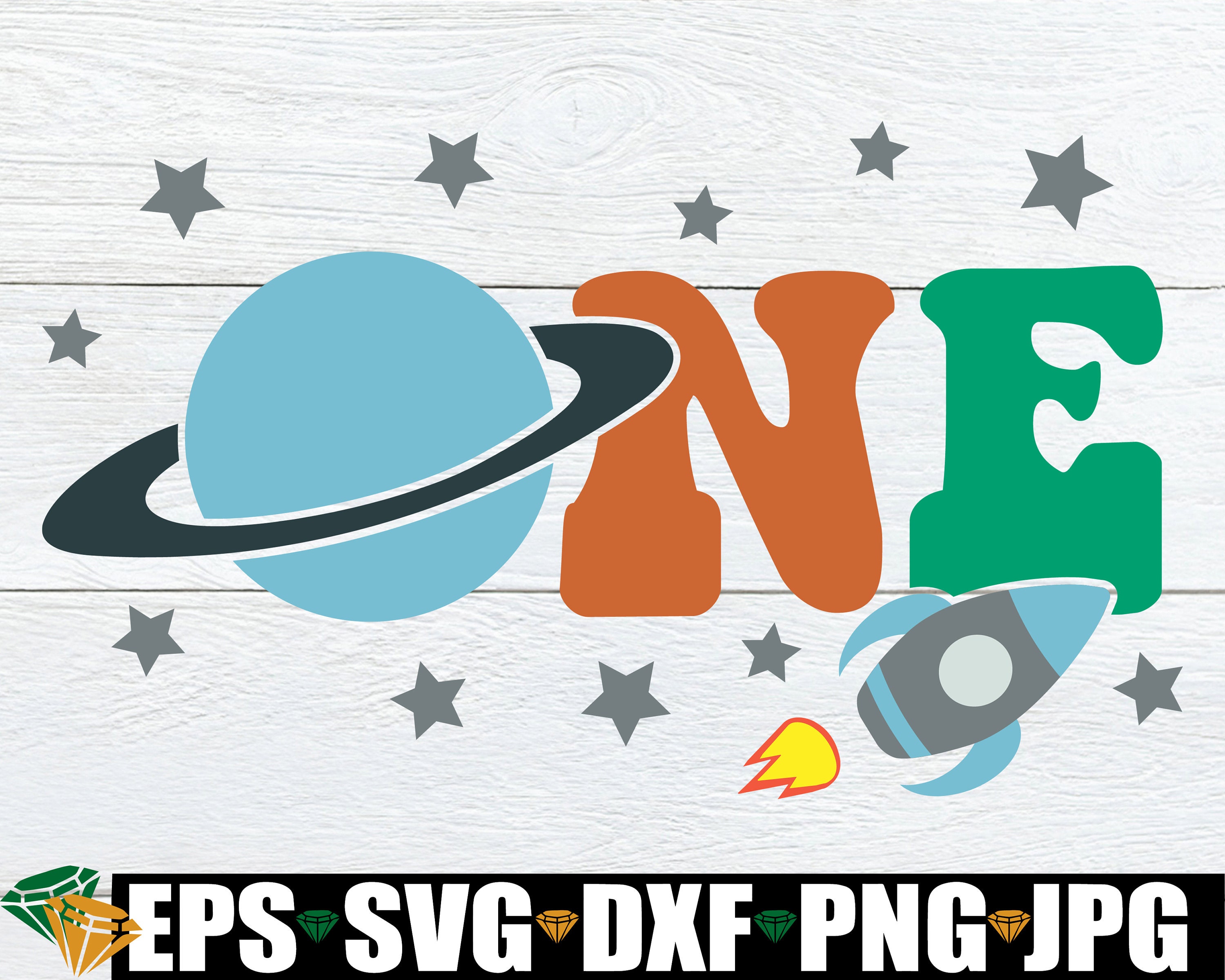 Space Theme First Birthday Boys First Birthday Birthday Boy - Etsy