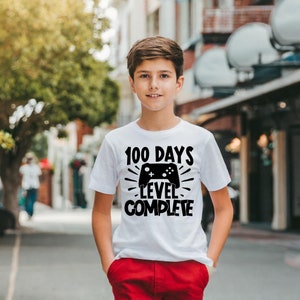 100 Days Level Complete, 100th Day of School Svg, 100 Days of School ...