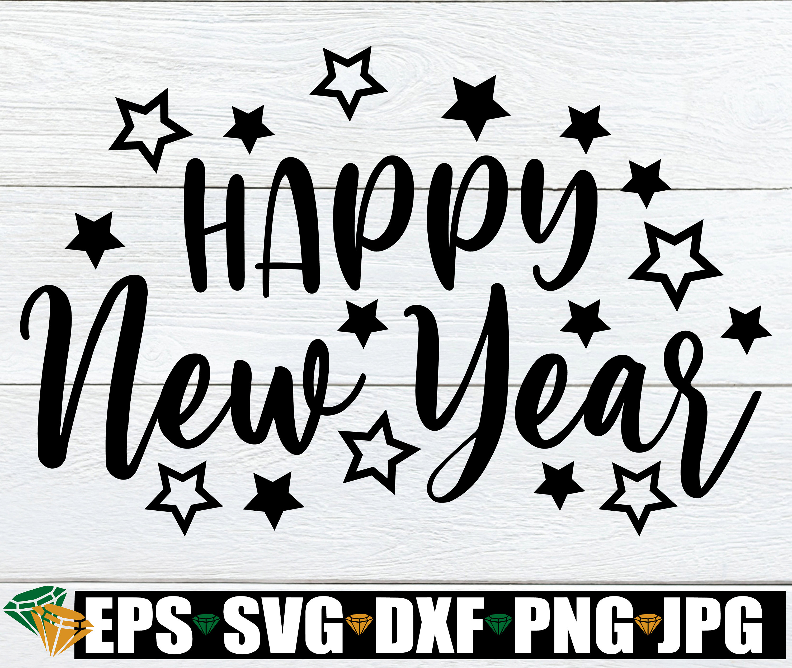 Happy New Year New Year Svg Happy New Year Svg New Year - Etsy