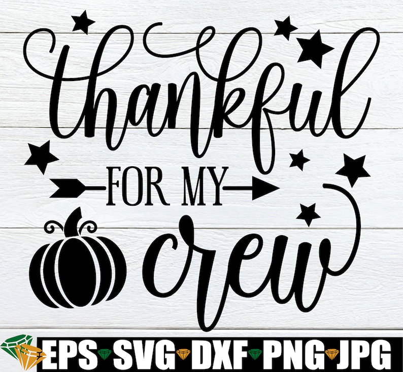 Thankful for My Crew Matching Family Thanksgiving Family - Etsy