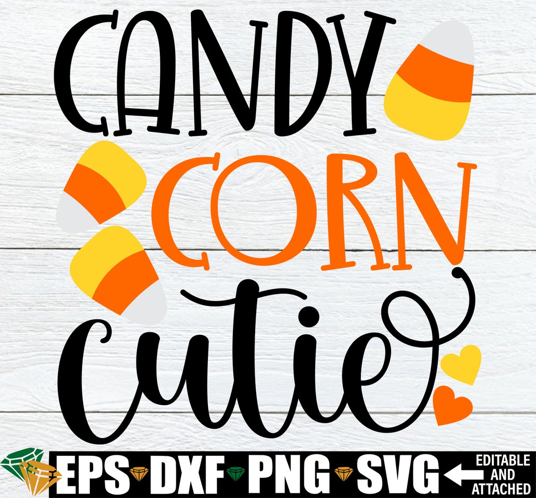 Candy Corn Cutie, Girls Halloween Shirt Svg, Girls Halloween SVG, Candy ...