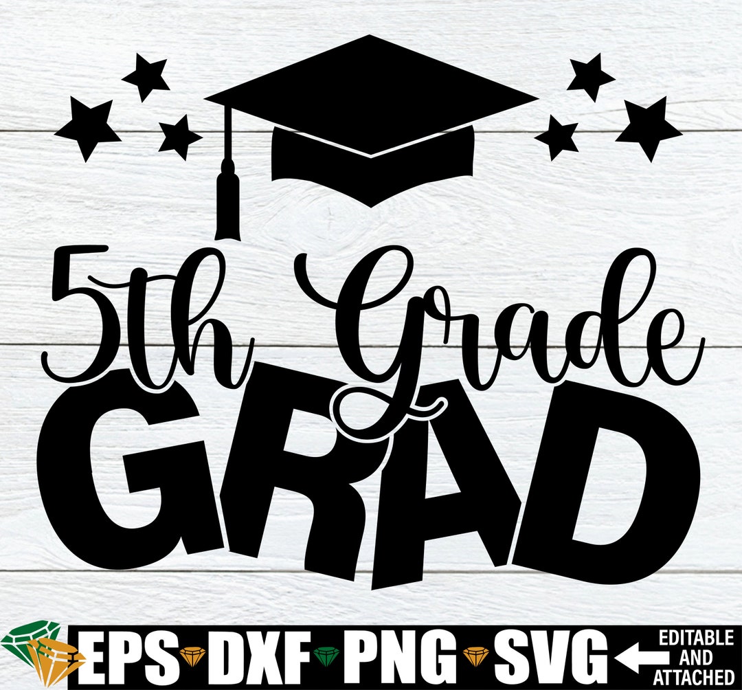 5th Grade Grad End Of 5th Grade Final Day Of Elementary Etsy 5th-grade-grad-end-of-5th-grade-final-day-of-elementary-etsy