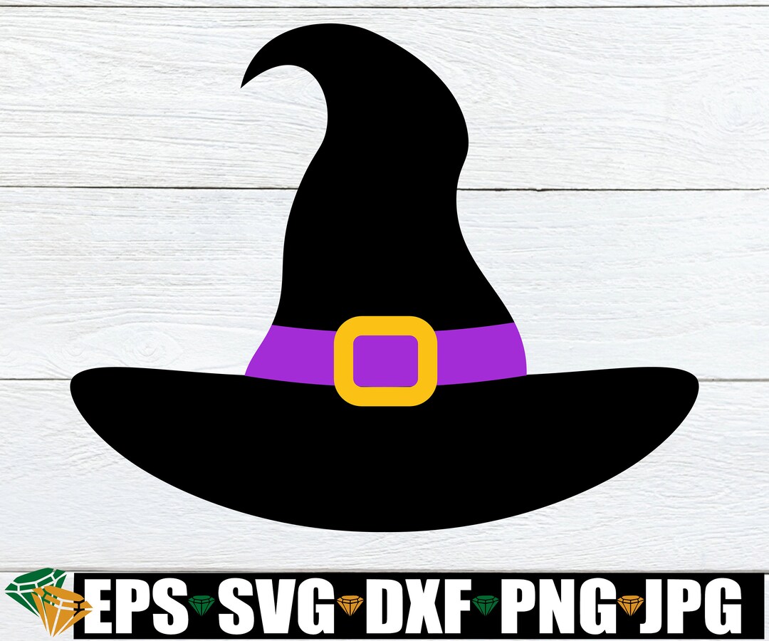 Witch Hat Svg, Halloween Clipart Svg, Halloween Witch Hat Png ...