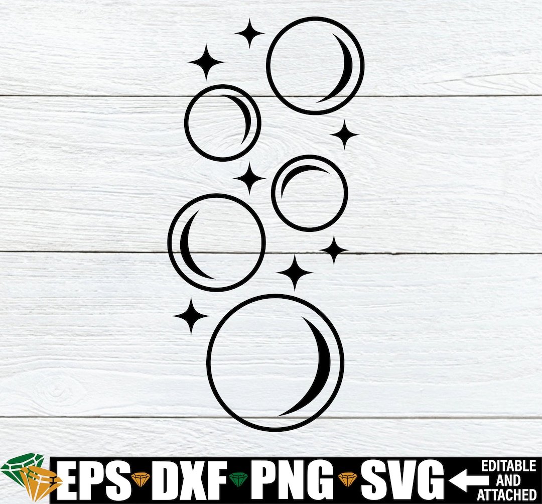 Bubbles Svg, Bubbles Clip Art, Bubble Cut File, Bubble Vector Image ...