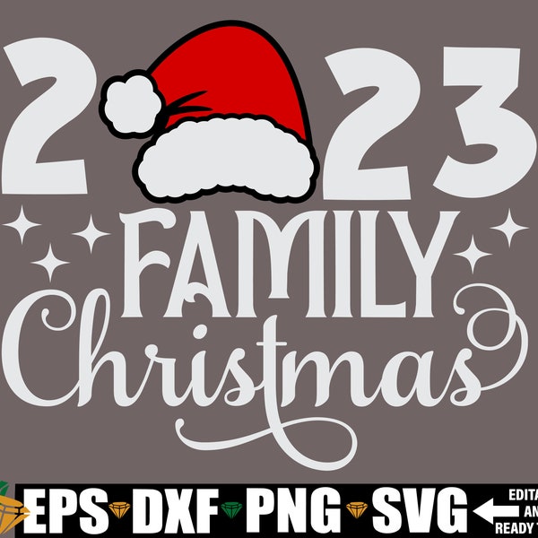 Family Christmas Svg - Etsy